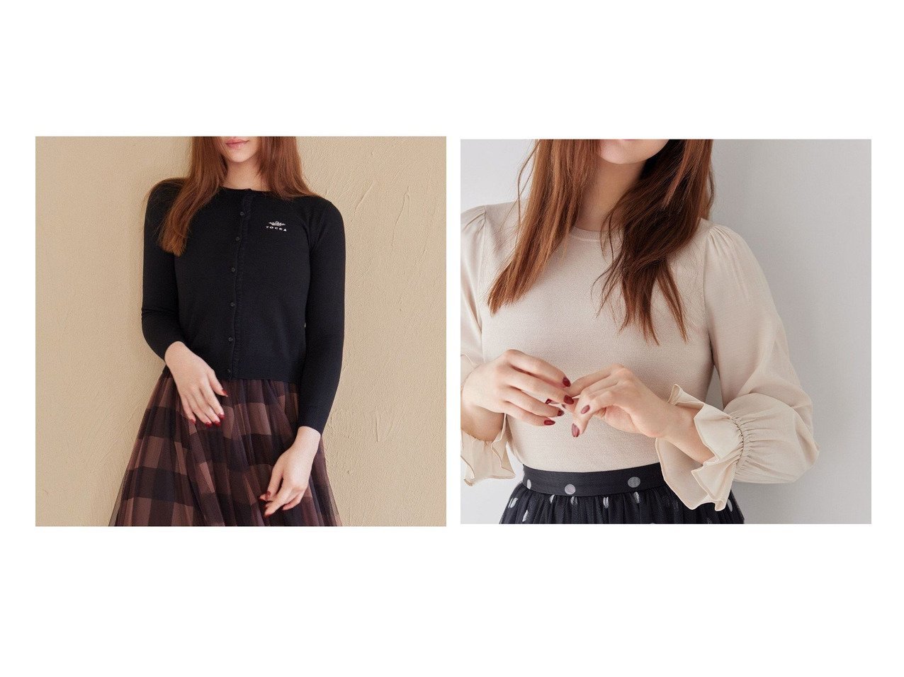 【トップス、カットソー トッカ・ベイジ,】おすすめ！人気、トレンド、レディースファッションの通販 | founy おすすめ！人気トレンドファッション・インテリアの通販情報のまとめ